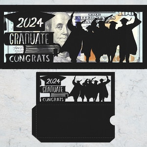 Graduation Money Envelope Class of 2024 Cut File Svg,graduation Card ...