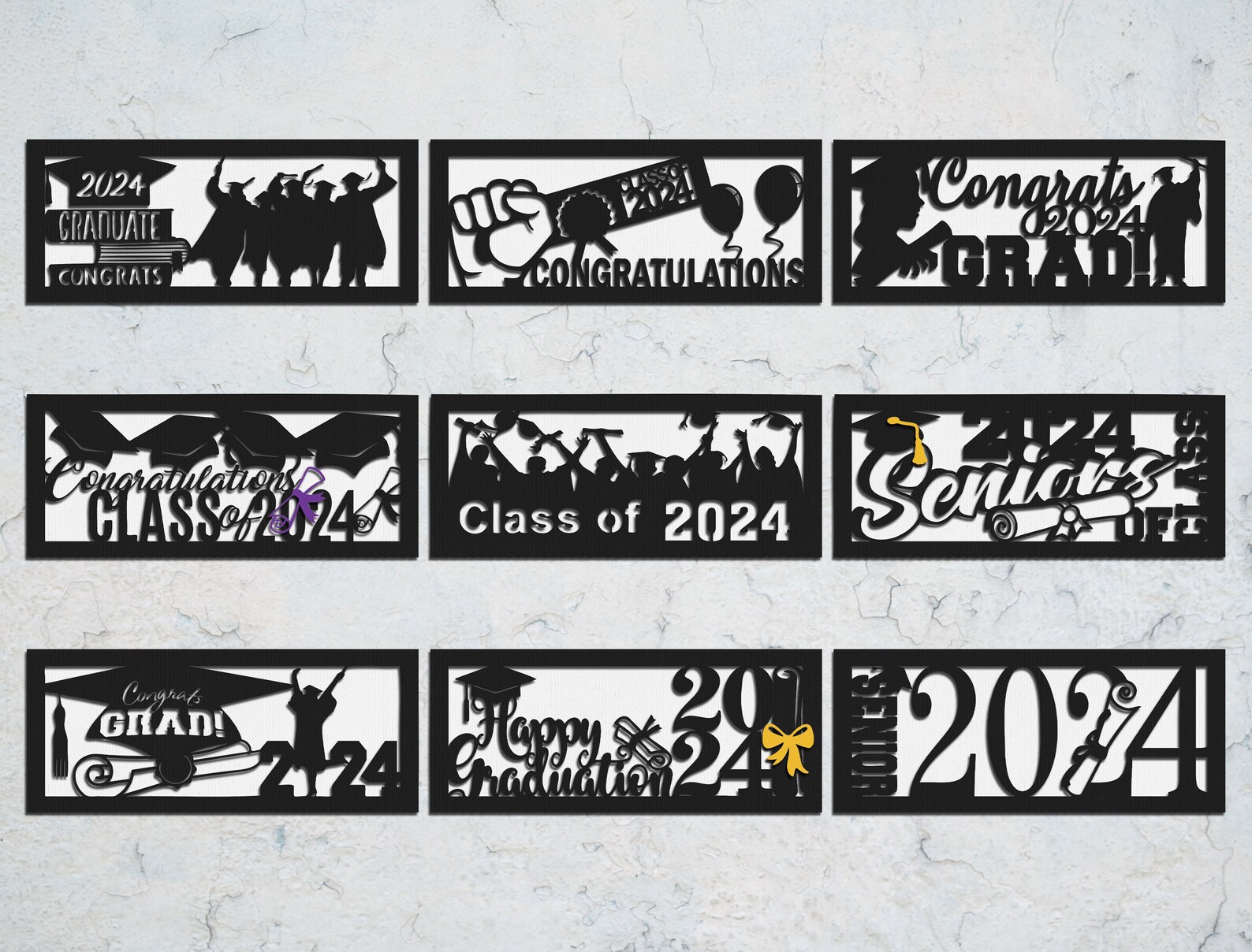 Graduation Money Envelope Class of 2024 Cut File Svg,graduation Card ...