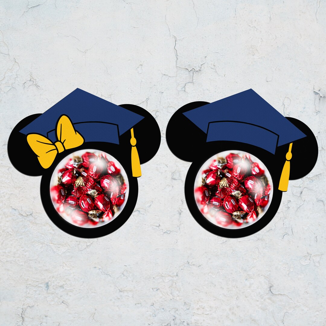 Graduation Cartoon Candy Dome Svg, Cartoon Mouse Senior Class of 2024 ...