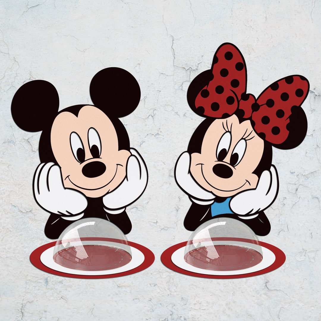 Happy Valentine Mouse Candy Dome Svg, Valentine Mouse Candy Ornament ...