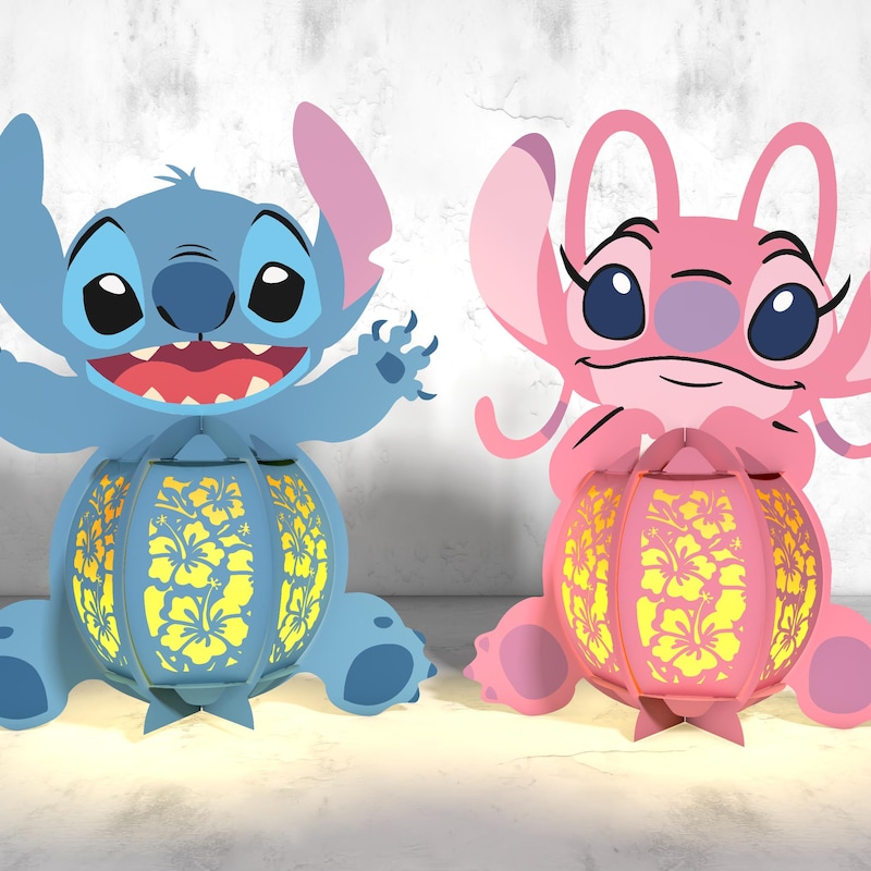 Stitch Light up Wall Art - Etsy