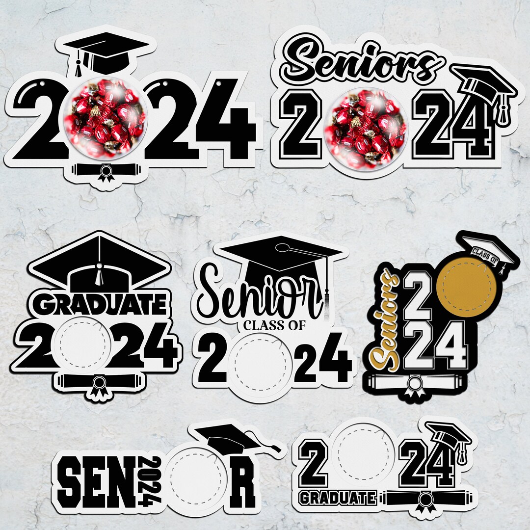 Graduation Candy Dome Svg, Senior Class of 2024 SVG, Graduation Candy ...