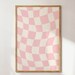 Pastel Pink Poster Aesthetic Room Decor, Baby Pink Girly Print, Pink ...