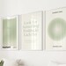 Green Poster Set of 3, Sage Green Wall Art, Aesthetic Posters, Retro ...