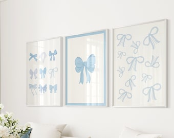 Blue Aesthetic Wall - Etsy