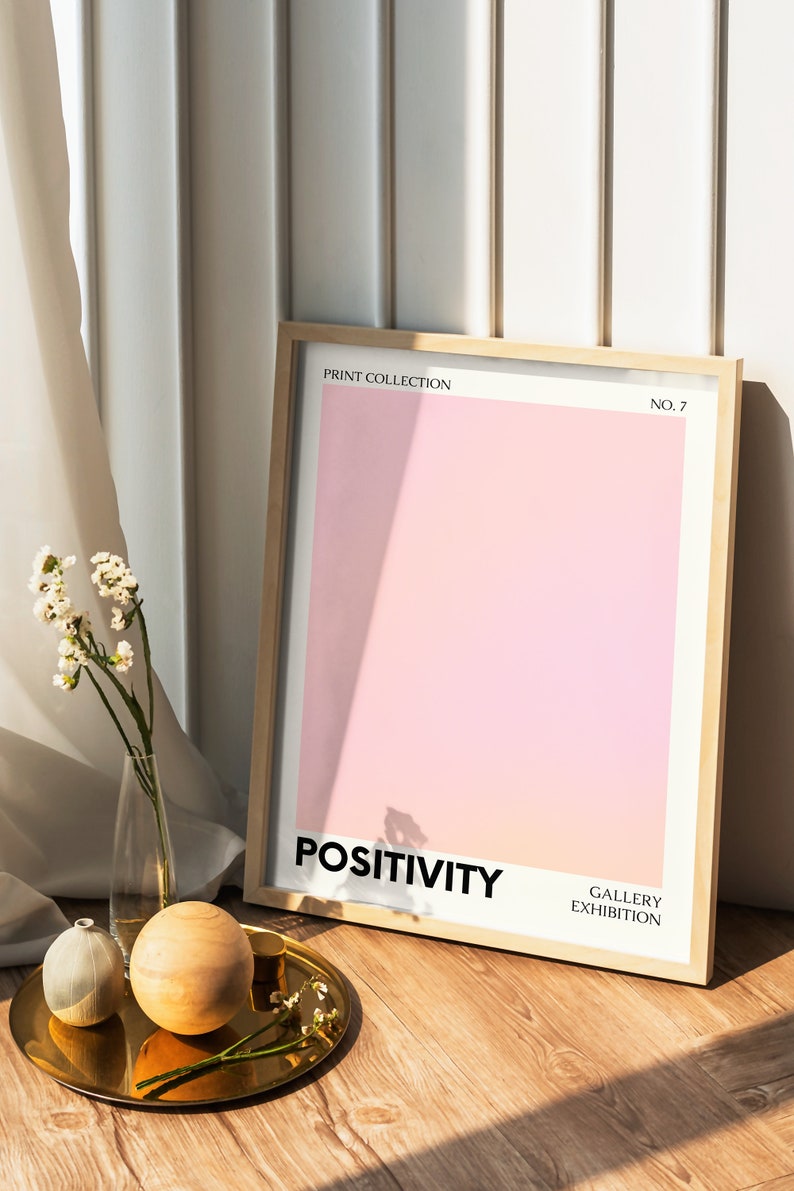 Positive Art Print Cute Aesthetic Room Decor Positivity - Etsy