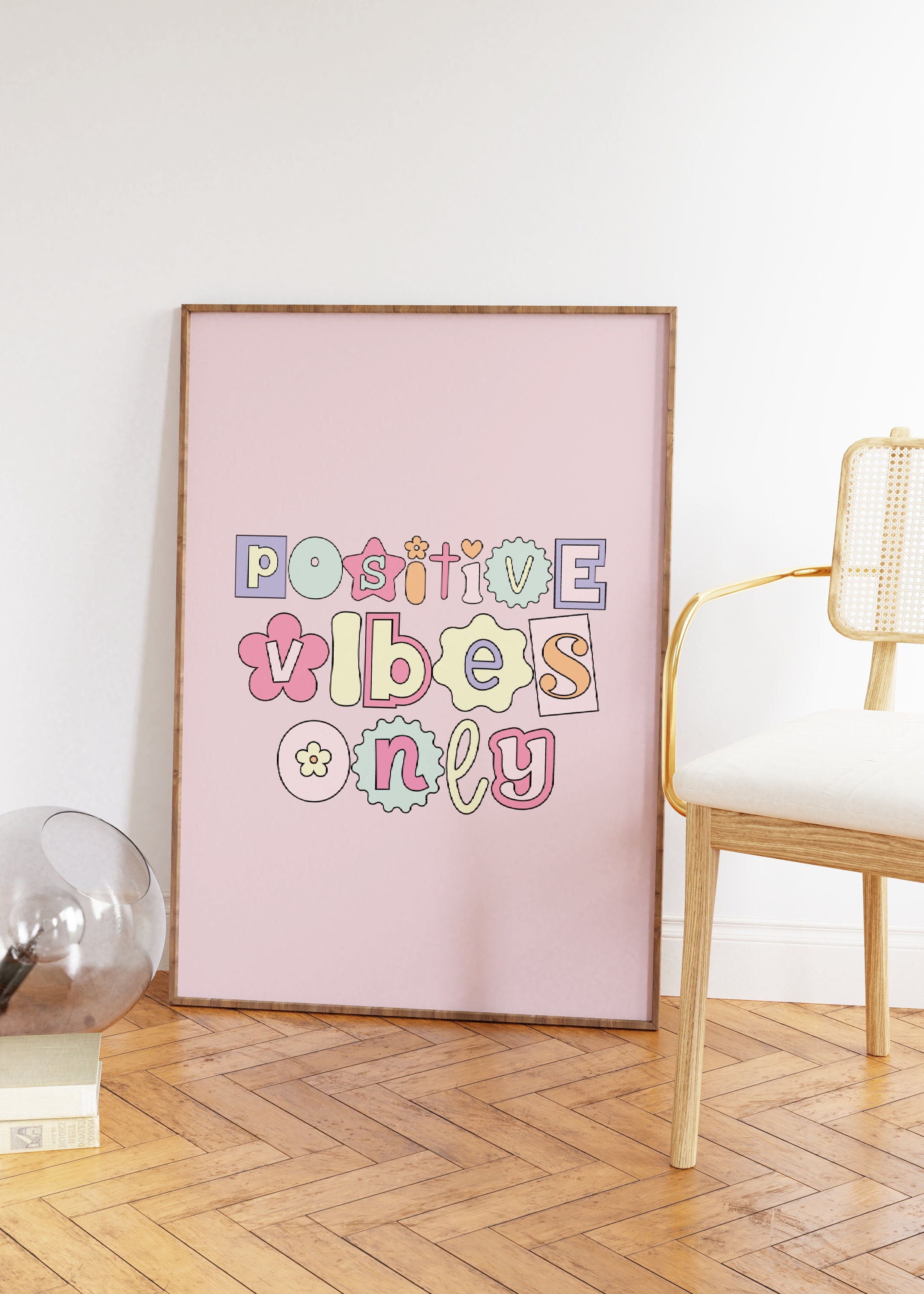 Purple Positive Quote Poster Pastel Trendy Aesthetic Dorm Room - Etsy