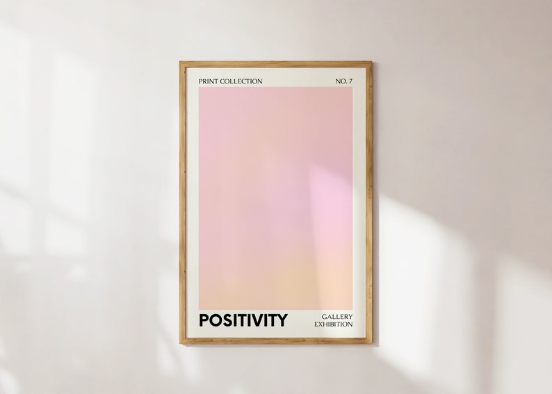 Positive Art Print Cute Aesthetic Room Decor Positivity - Etsy