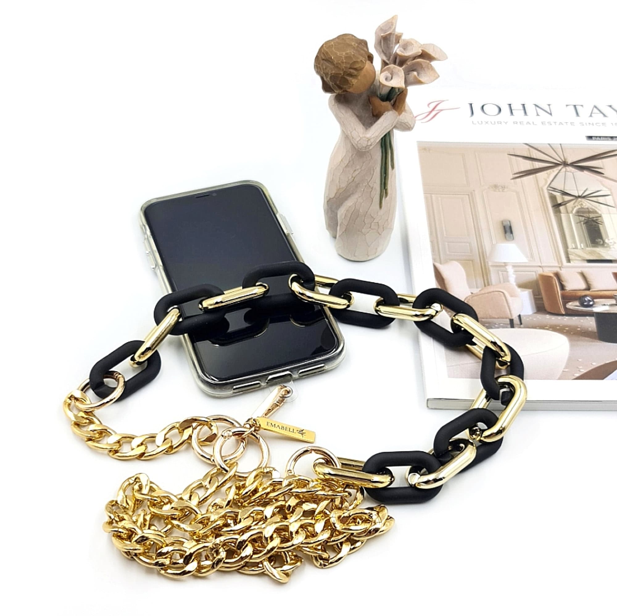 Crossbody Chain Lanyard for Smart Phone Strap, Cell Phone Charm, Multi ...