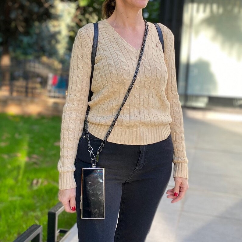 Universal Cell Phone Chain Lanyard With Crossbody Strap, Multi Purpose ...