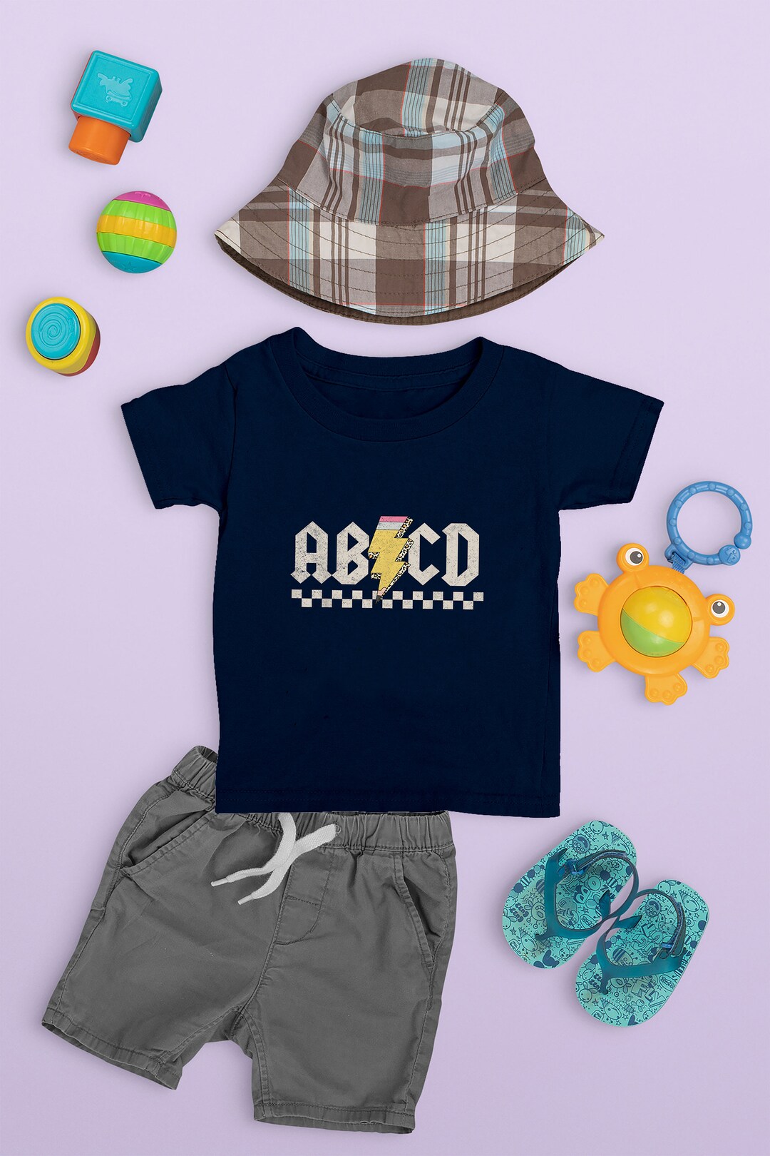 ABCD Pencil Lightning Bolt Back To School Teachers Kids - Etsy.de