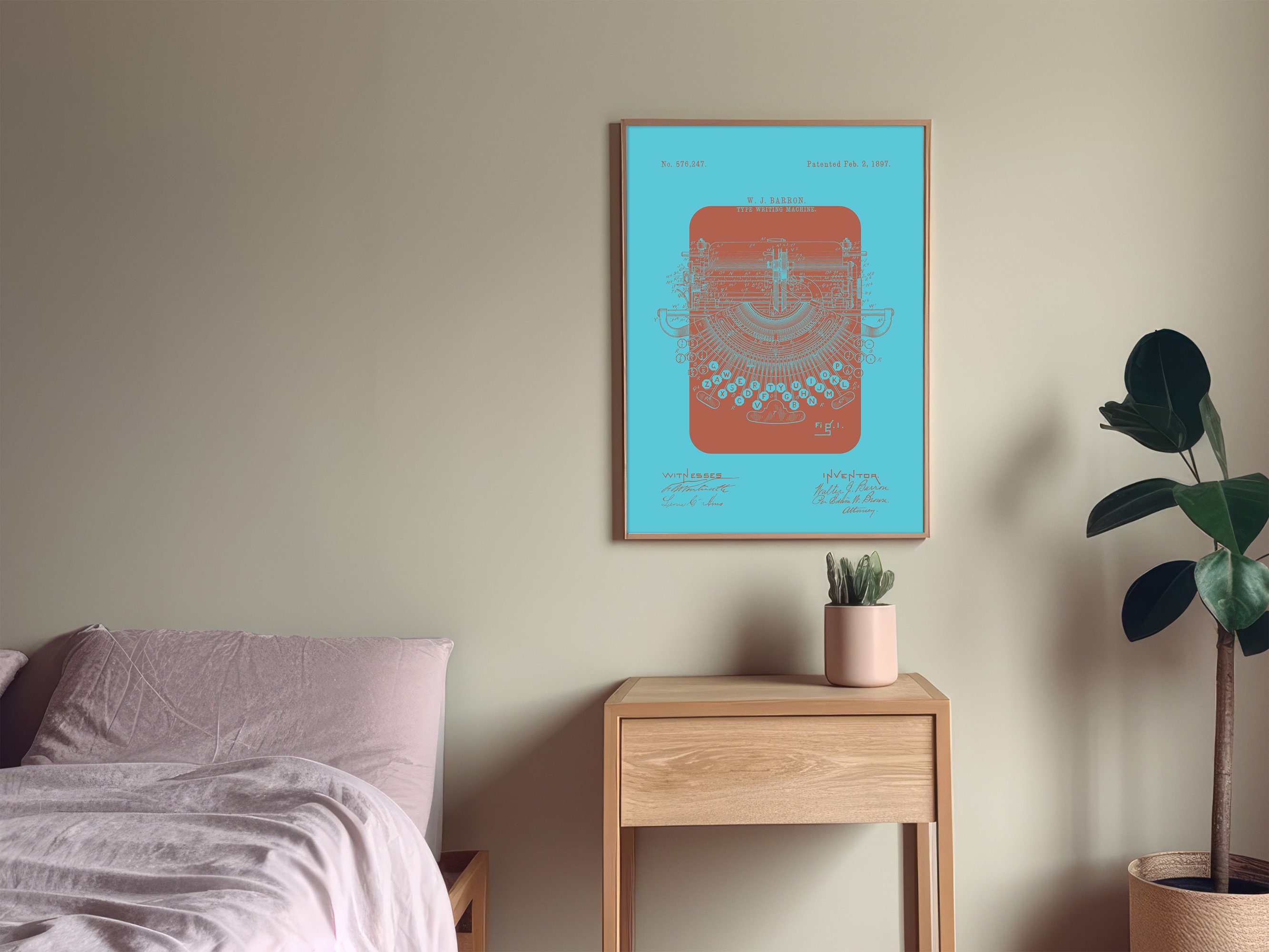 162 Profession Science Technology Patent Poster Bundle, 12 Colors ...