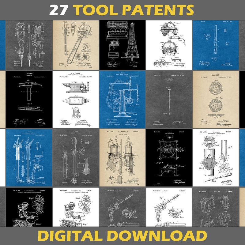 Patent Prints Engineering - Etsy