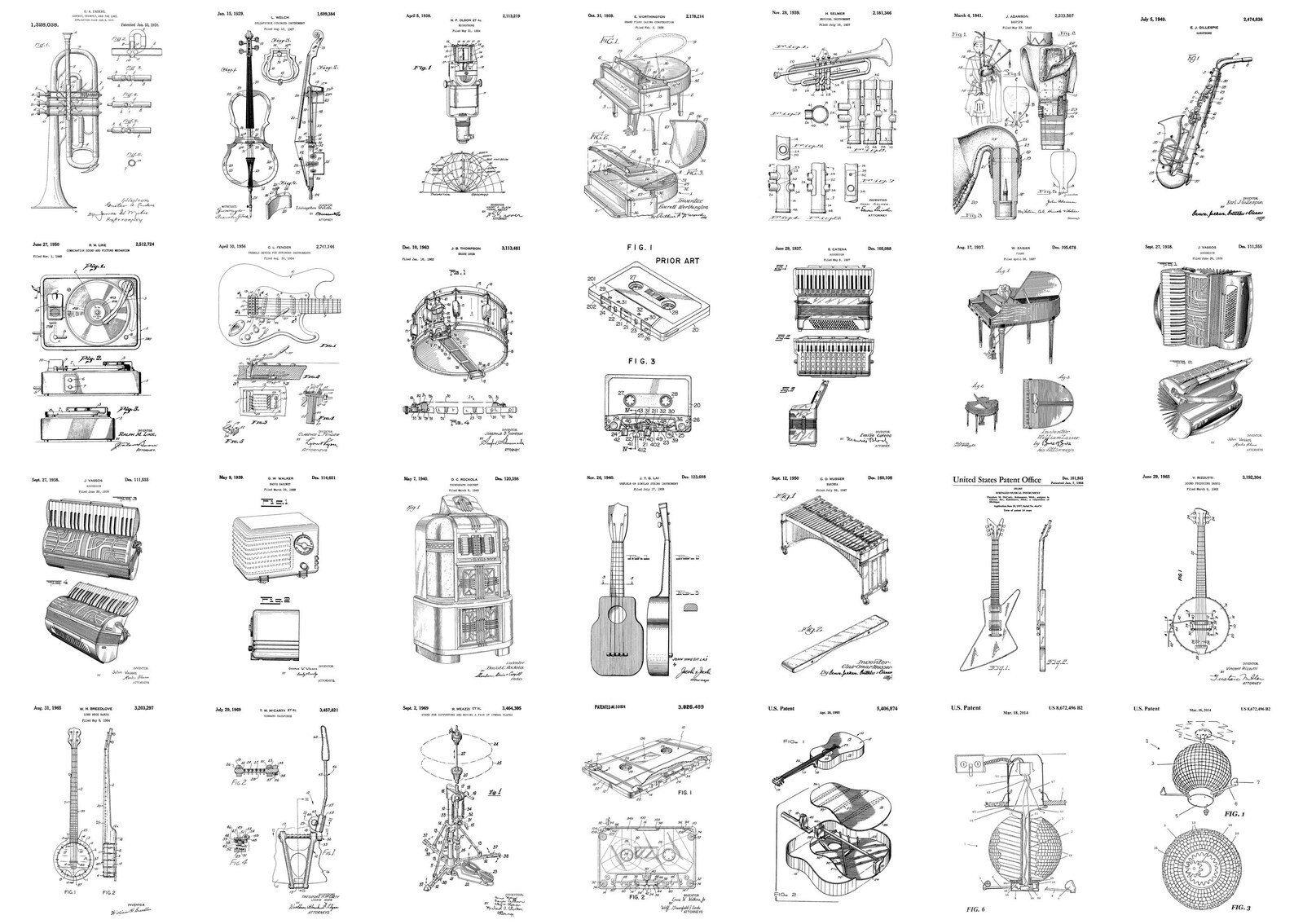 653 MEGA Vintage Patent Posters Bundle, Digital Print Set, Retro ...