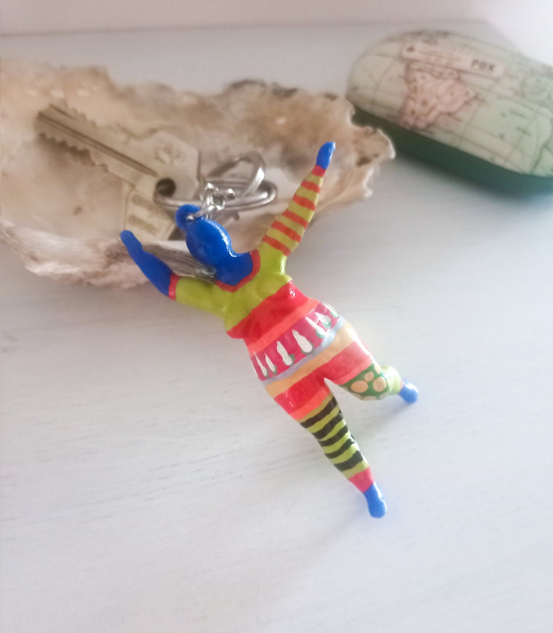 Body Positive Matilda Keychain, Bag Charm, Women Empowerment, Handmade ...