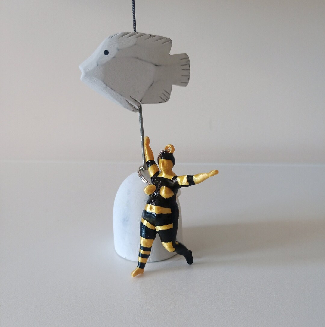 Body Positive Matilda Keychain, Bag Charm, Female Torso, Handmade ...