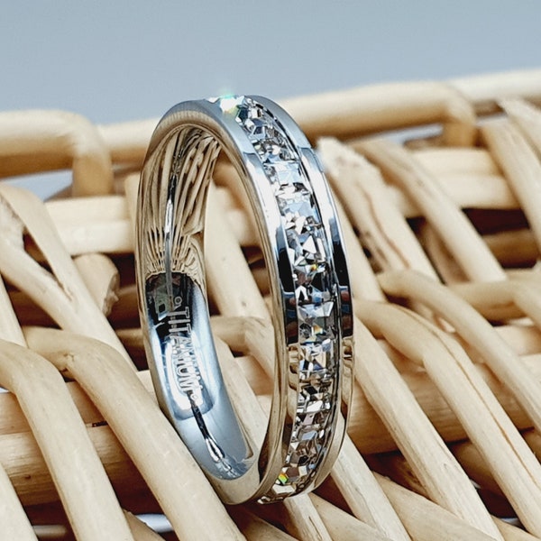 Diamond Channel Set Ring - Etsy