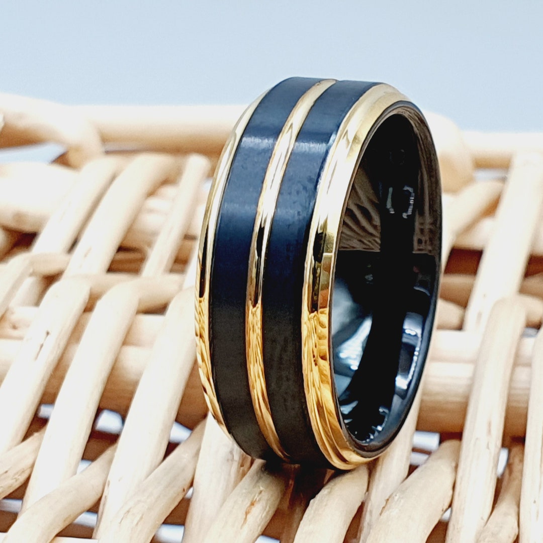 Mens Promise Ring Engraved Anniversary Ring Men's - Etsy