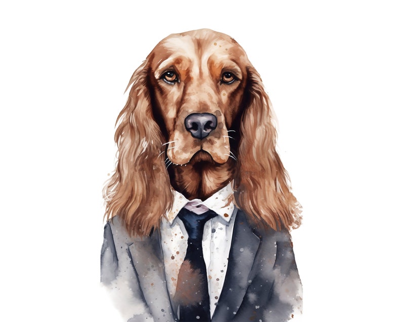 English Cocker Spaniel Clipart Cute Dog Clipart Dog PNG - Etsy