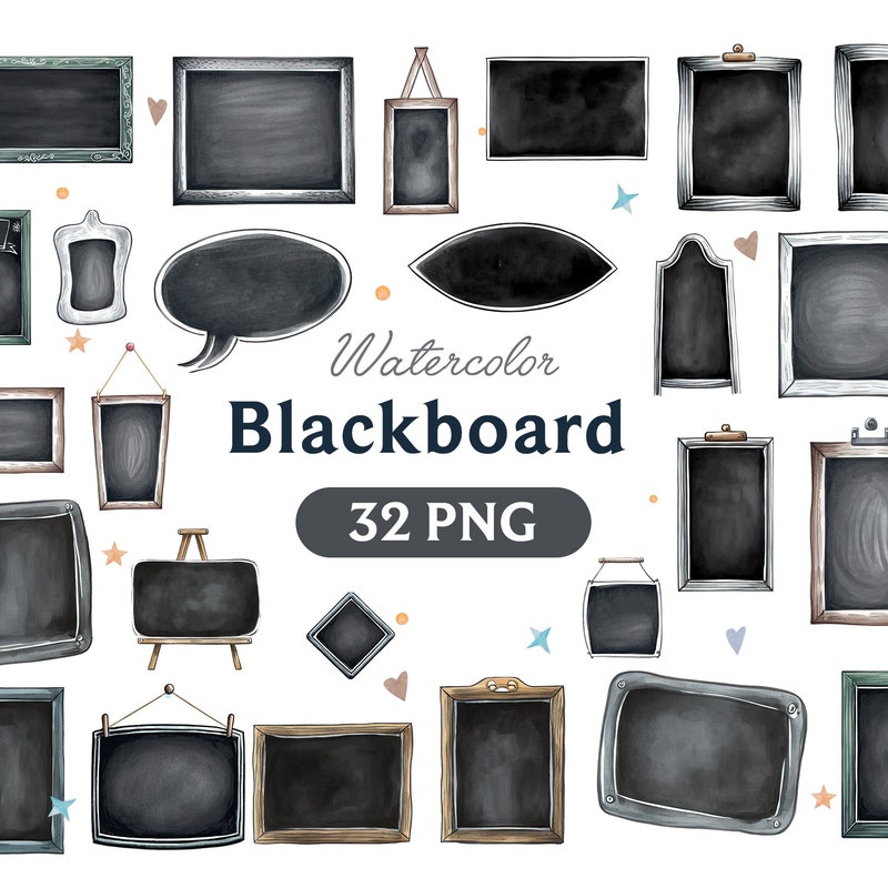 Chalkboard Digital - Etsy
