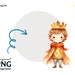 Prince Watercolor Clipart, Princess Clipart, Crown Clipart, Gift ...