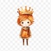 Prince Watercolor Clipart, Princess Clipart, Crown Clipart, Gift ...