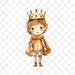 Prince Watercolor Clipart, Princess Clipart, Crown Clipart, Gift ...