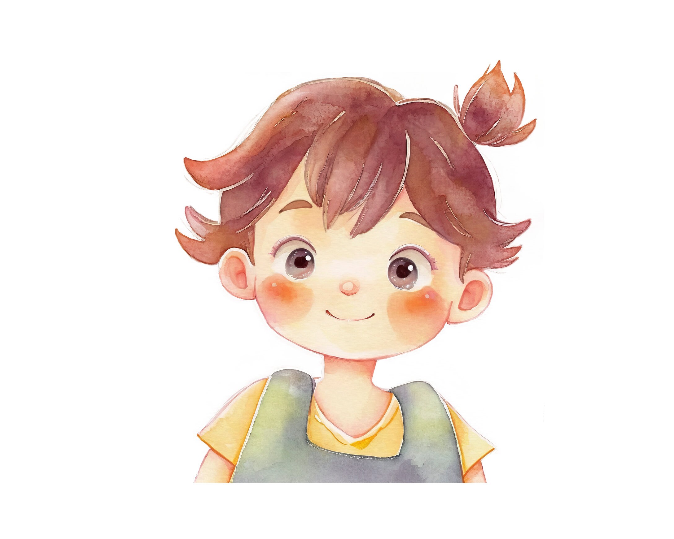 Cute Faces Clipart Kids Face Watercolor Kids Clipart - Etsy Australia