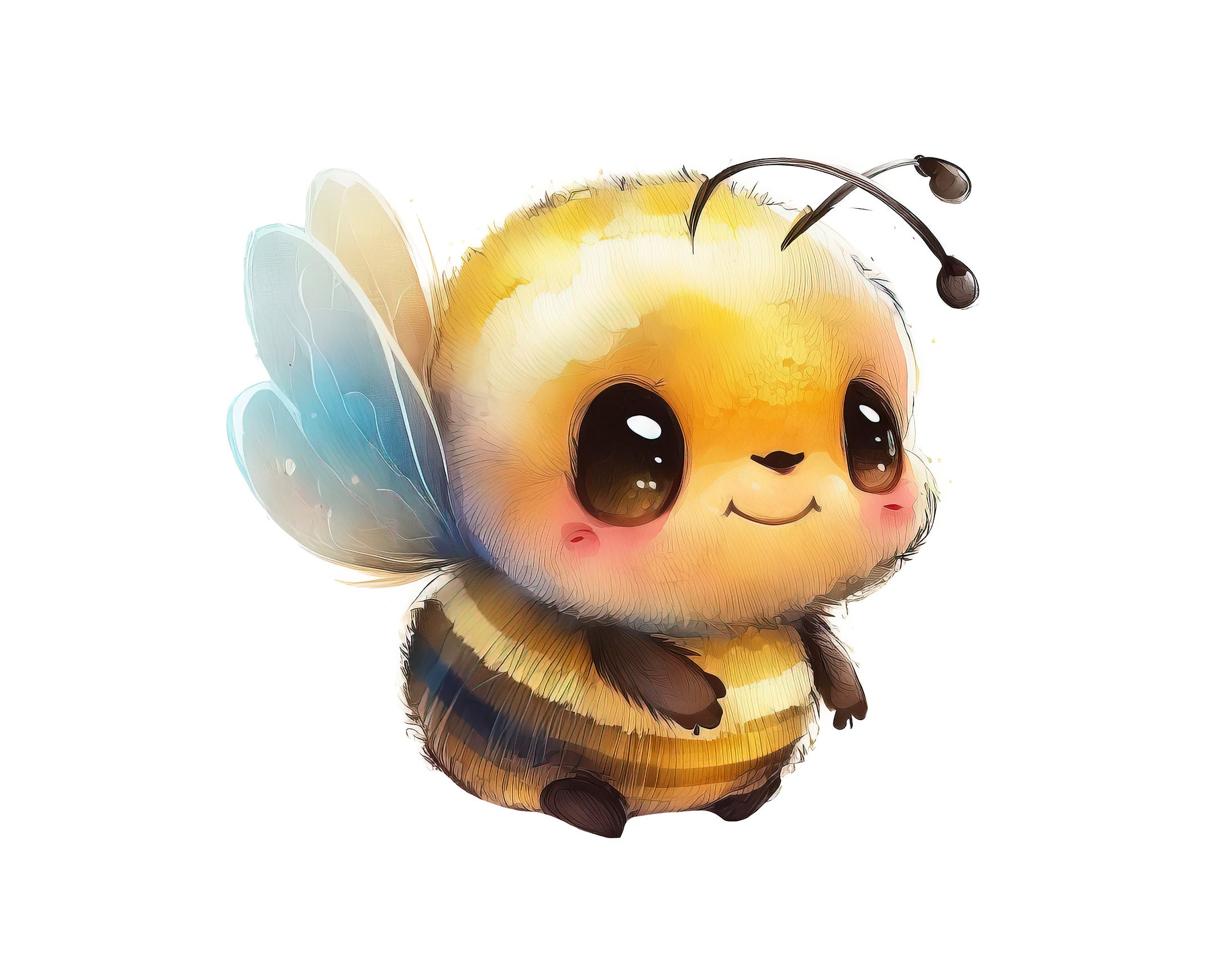 Bee Clipart, Watercolor Cute Bee,watercolor Bee, Bee PNG, Bee Art, Bee ...