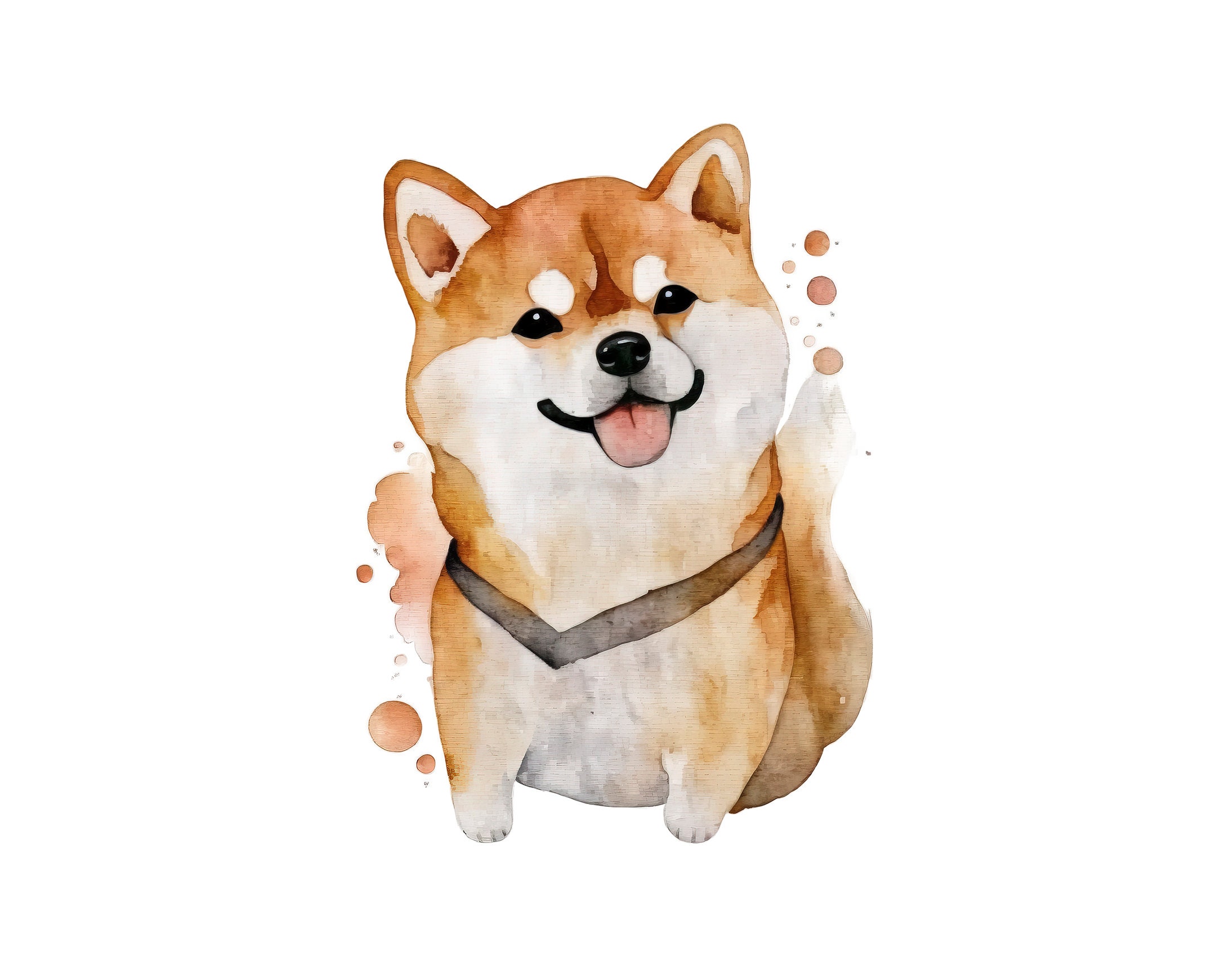 Shiba Inu Clipart Shiba Inu Watercolor Shiba Inu Png Puppy - Etsy