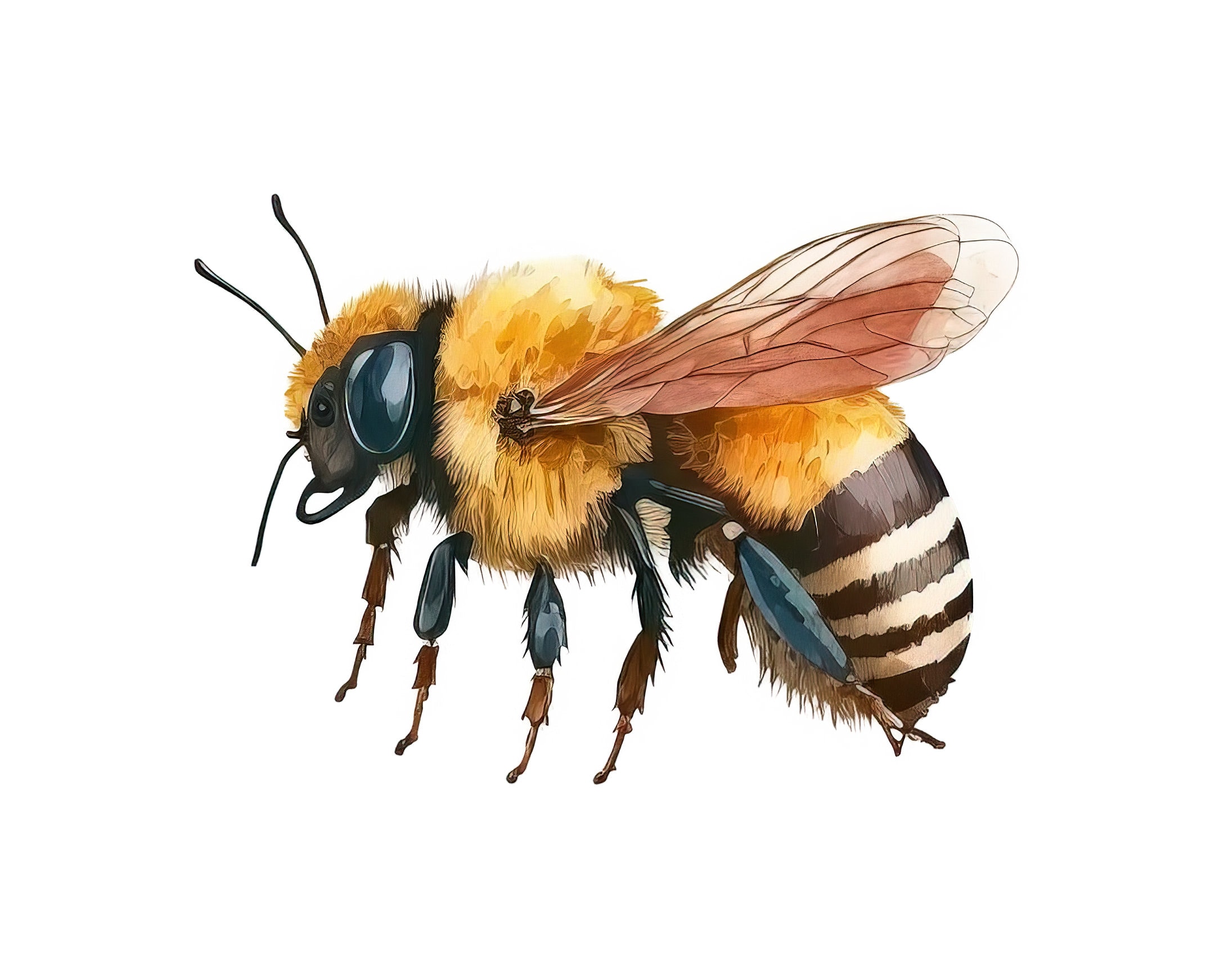 Watercolor Bee Bee Clipart Bee PNG Bee Art Bee Digital - Etsy UK