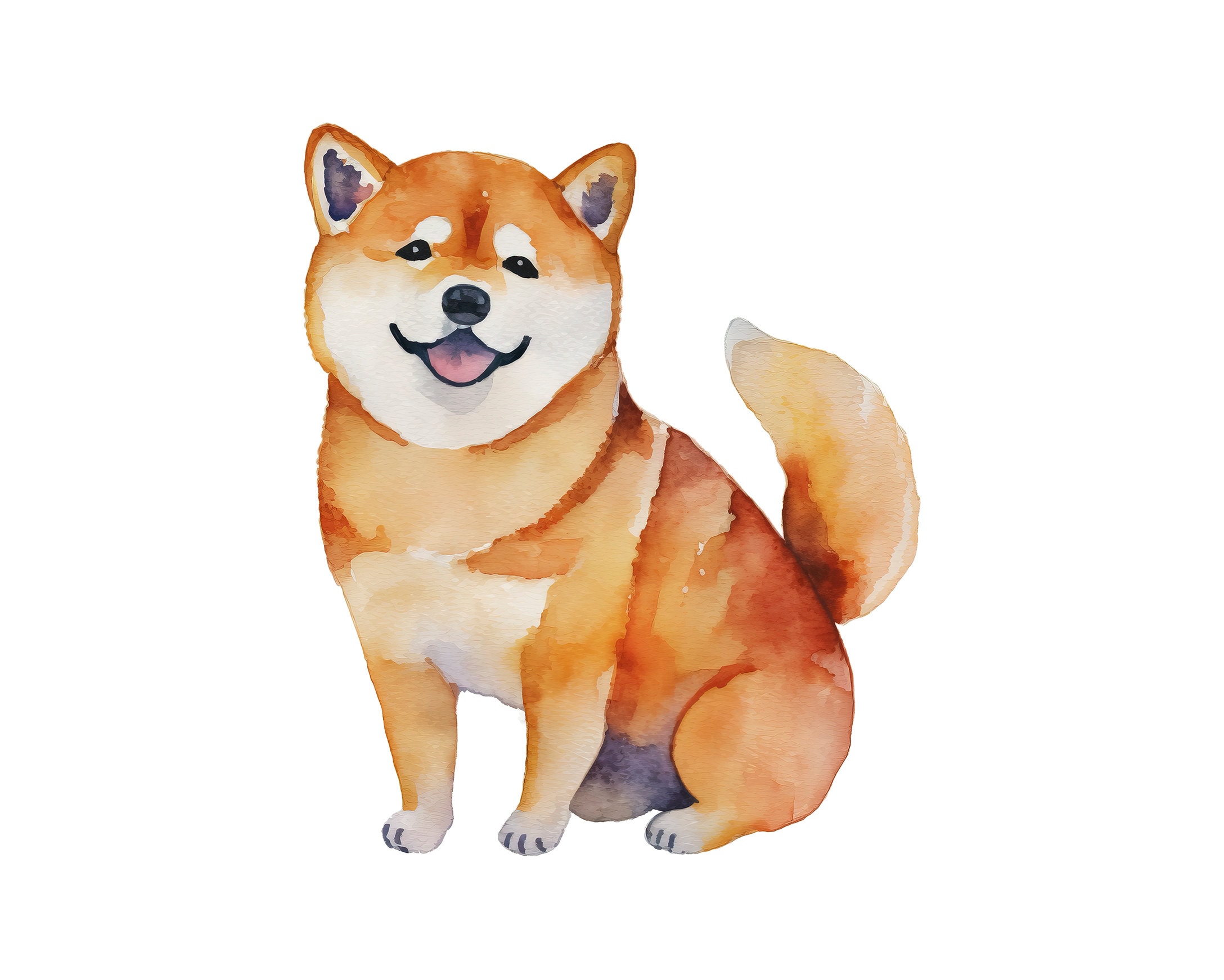 Shiba Inu Clipart Shiba Inu Watercolor Shiba Inu Png Puppy - Etsy