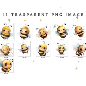 Bee Clipart, Watercolor Cute Bee,watercolor Bee, Bee PNG, Bee Art, Bee ...