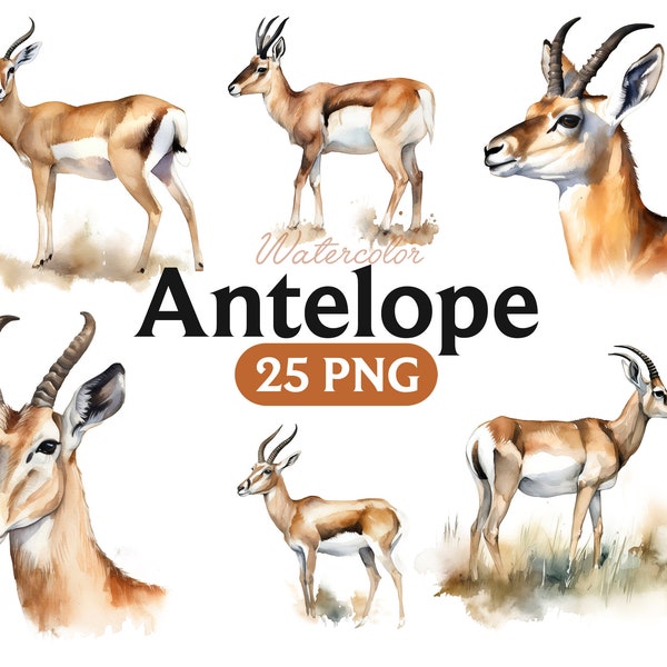 Antelope Print - Etsy