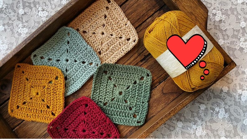 Easy Solid Granny Square Crochet Pattern Beginner Crochet - Etsy