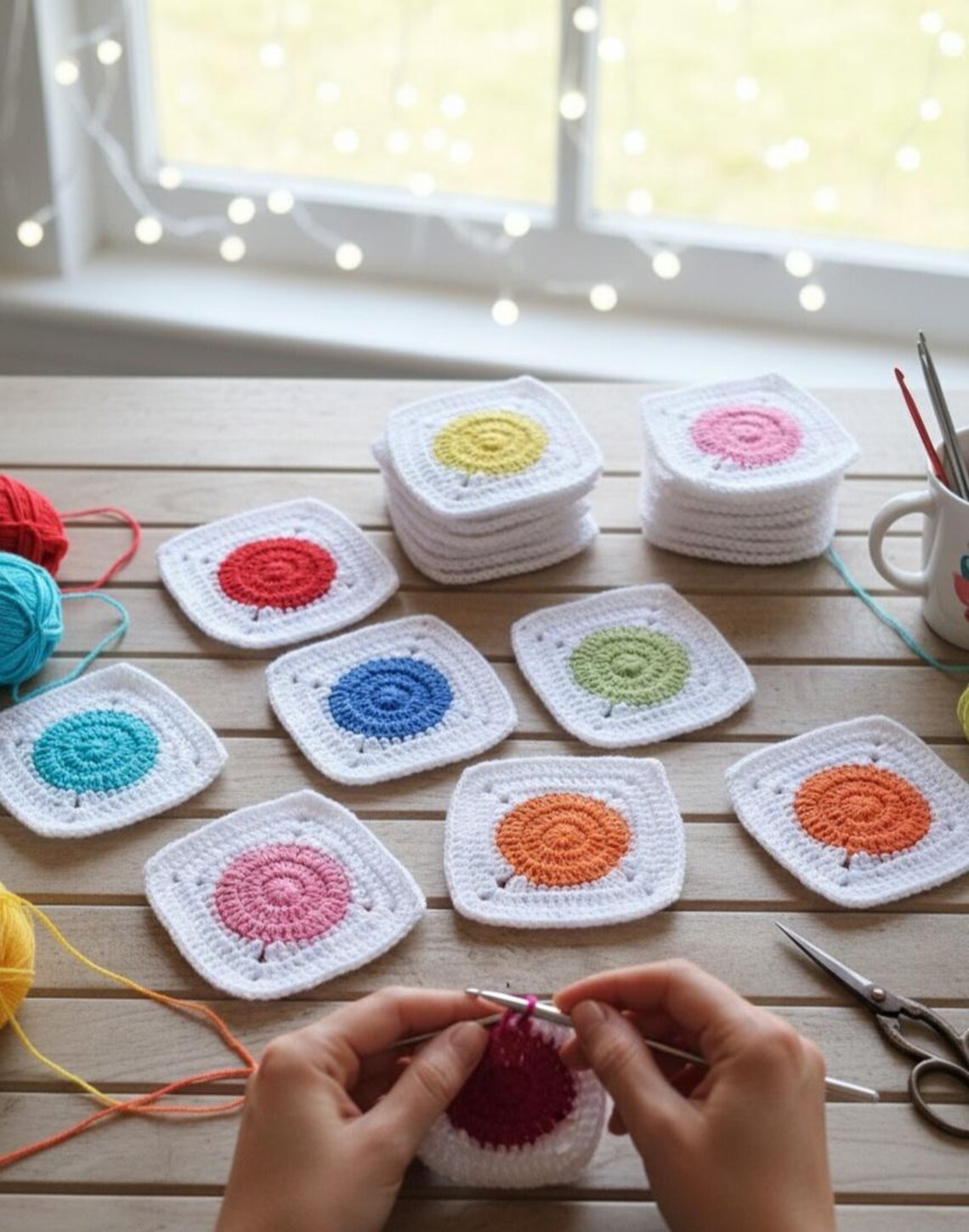 Easy Solid Granny Square Crochet Pattern, Beginner Blanket - Etsy