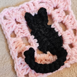 Cat Granny Square Crochet Pattern - Etsy