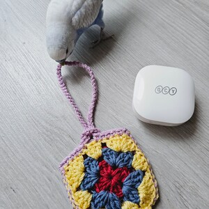 Crochet Granny Square AirPod Case, Small Pounc Pattern, Crochet AirPod ...