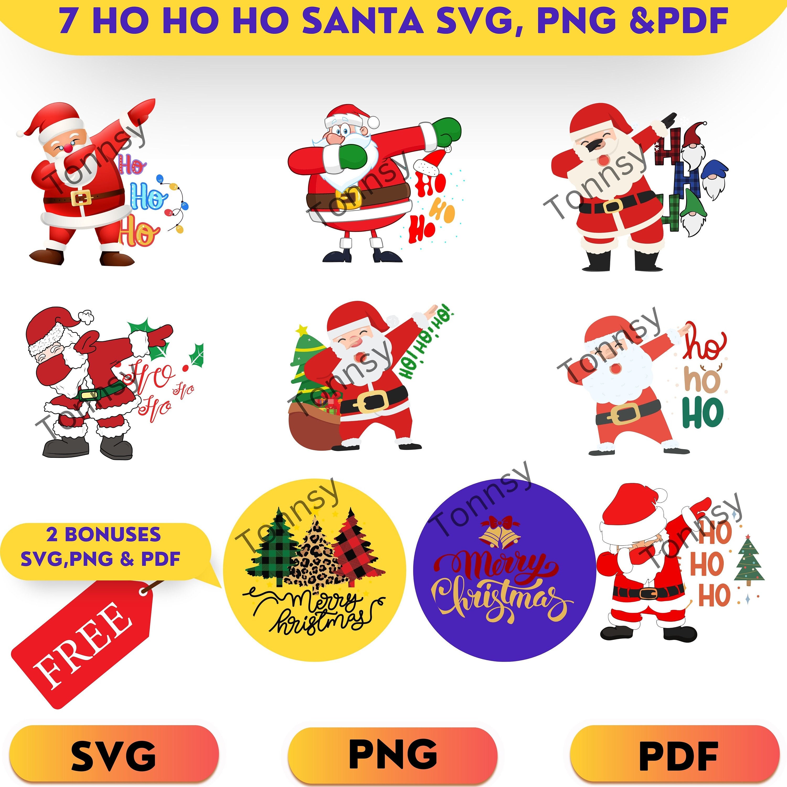 Dabbing Santa Png,santa Dabbing Christmas Svg, Dabbin Santa Svg ...