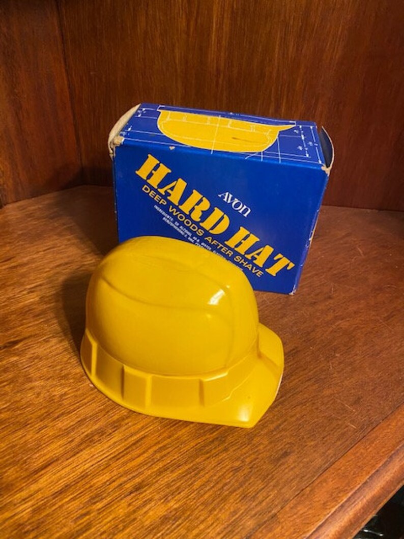 Avon Vintage Hard Hat - Etsy