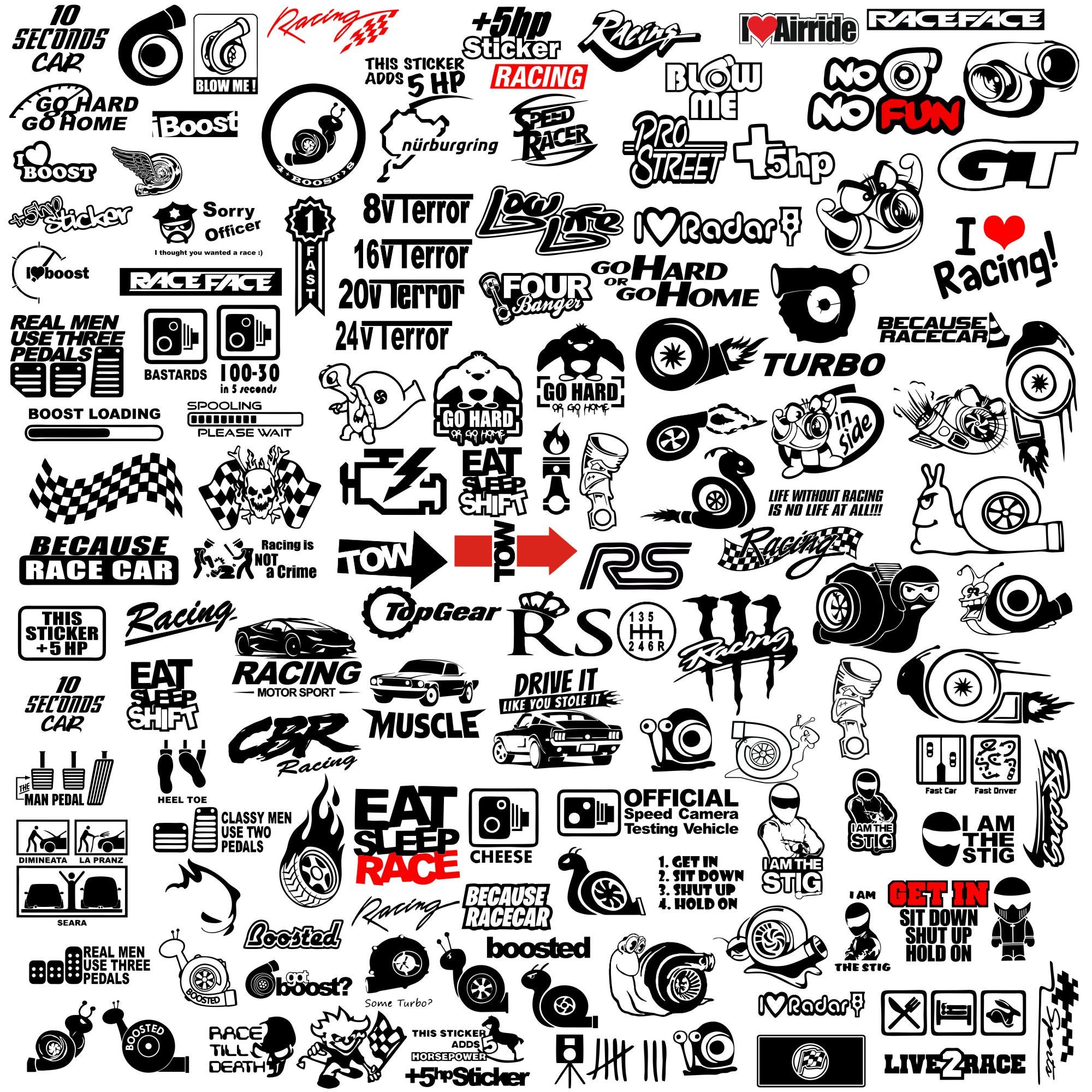 Racing Svg Bundle, Race Svg Bundle Sticker Vector Ready for Cutter ...