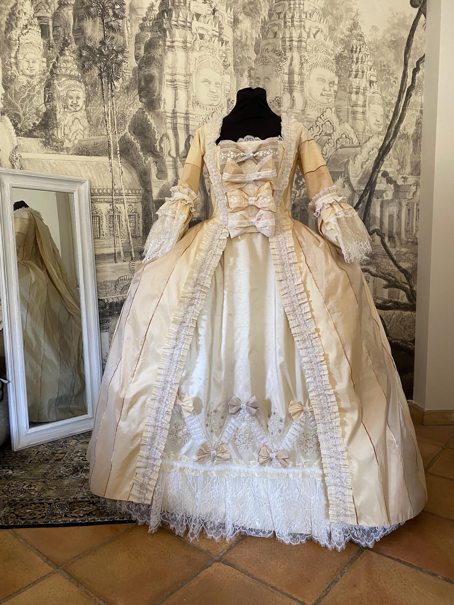 Robe Rococo Robe à La Française Sur Mesure à Partir De 1600 Euros - Etsy