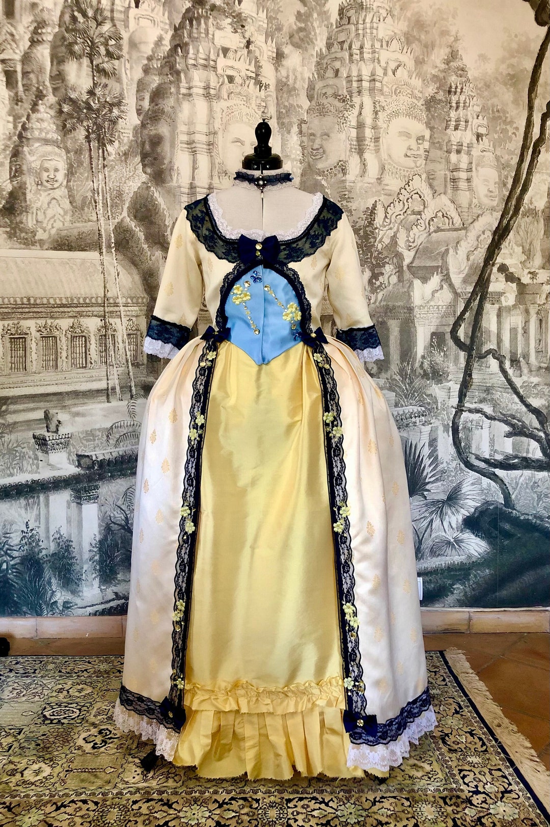 Robe Rococo Robe à Langlaise Sur Mesure à Partir De 850 Euros - Etsy