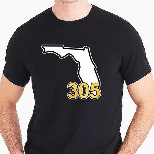 305 Miami Shirt - Etsy