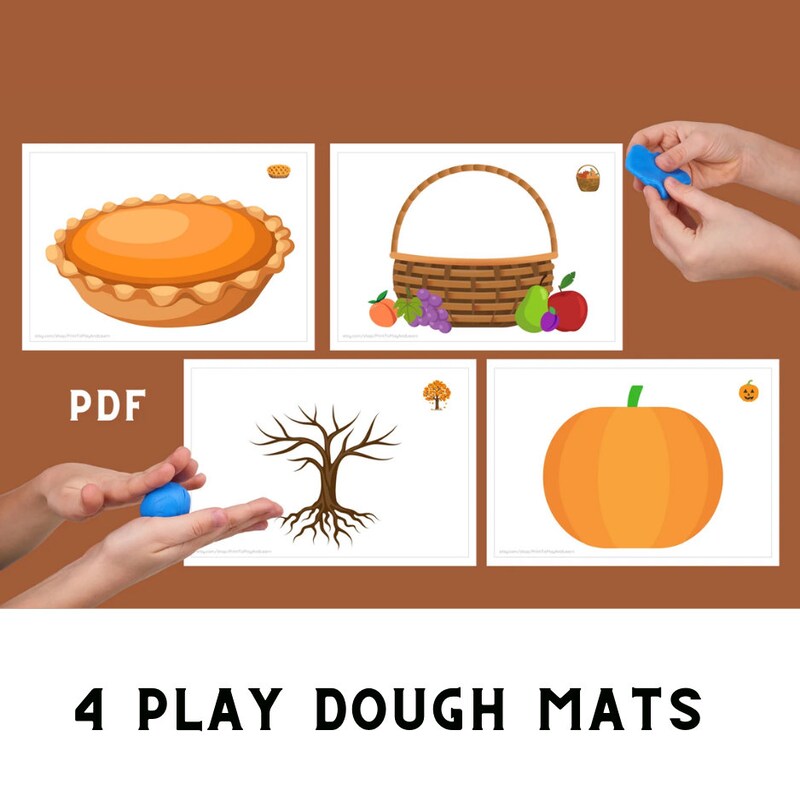 Play Dough Mats - Etsy