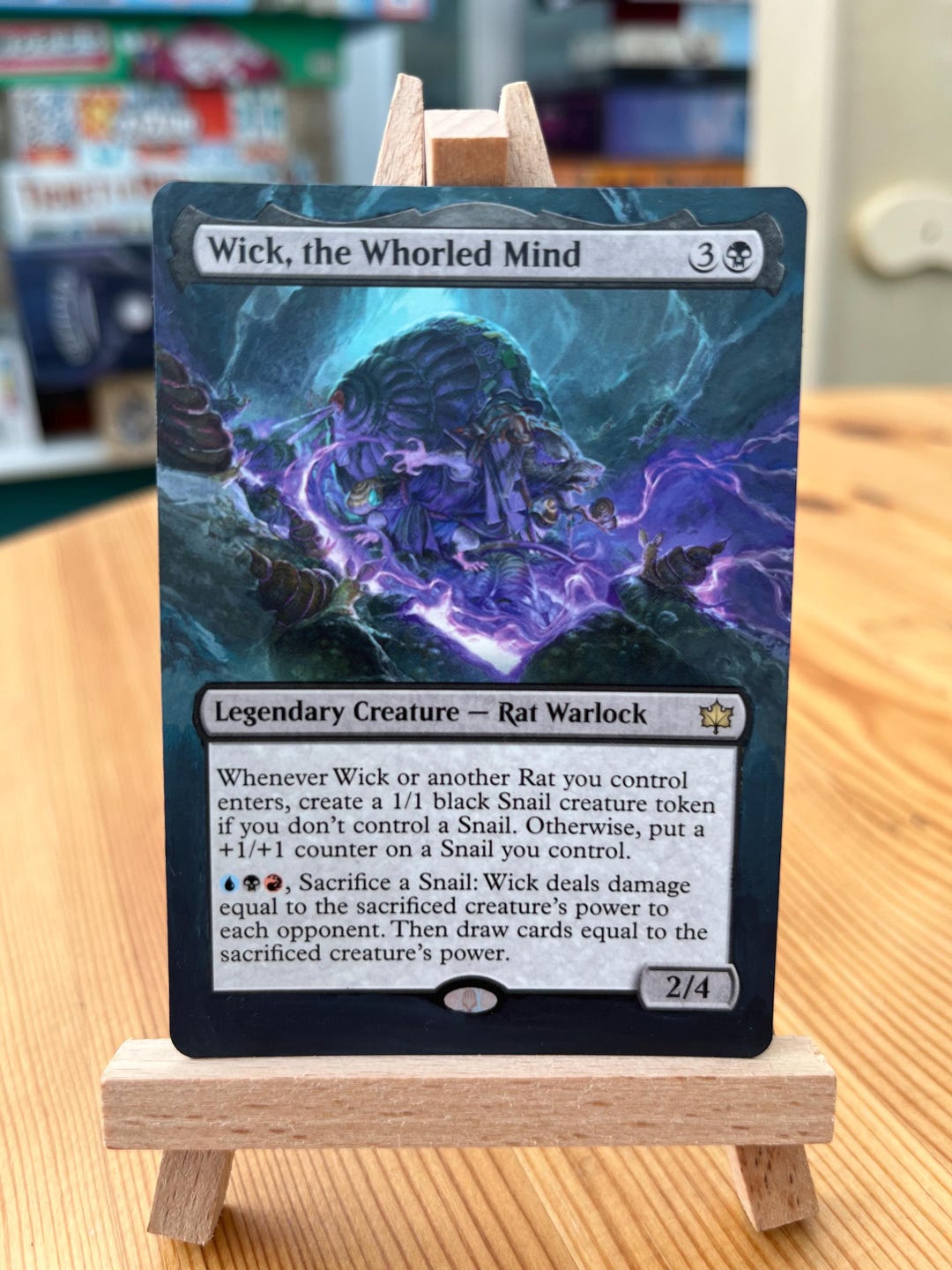 Wick, the Whorled Mind - Extended Border MTG Alter - Etsy