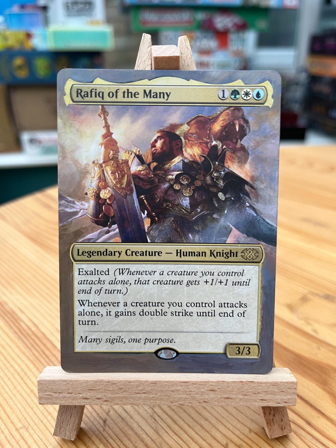 Rafiq of the Many - Extended Border MTG Alter - Etsy