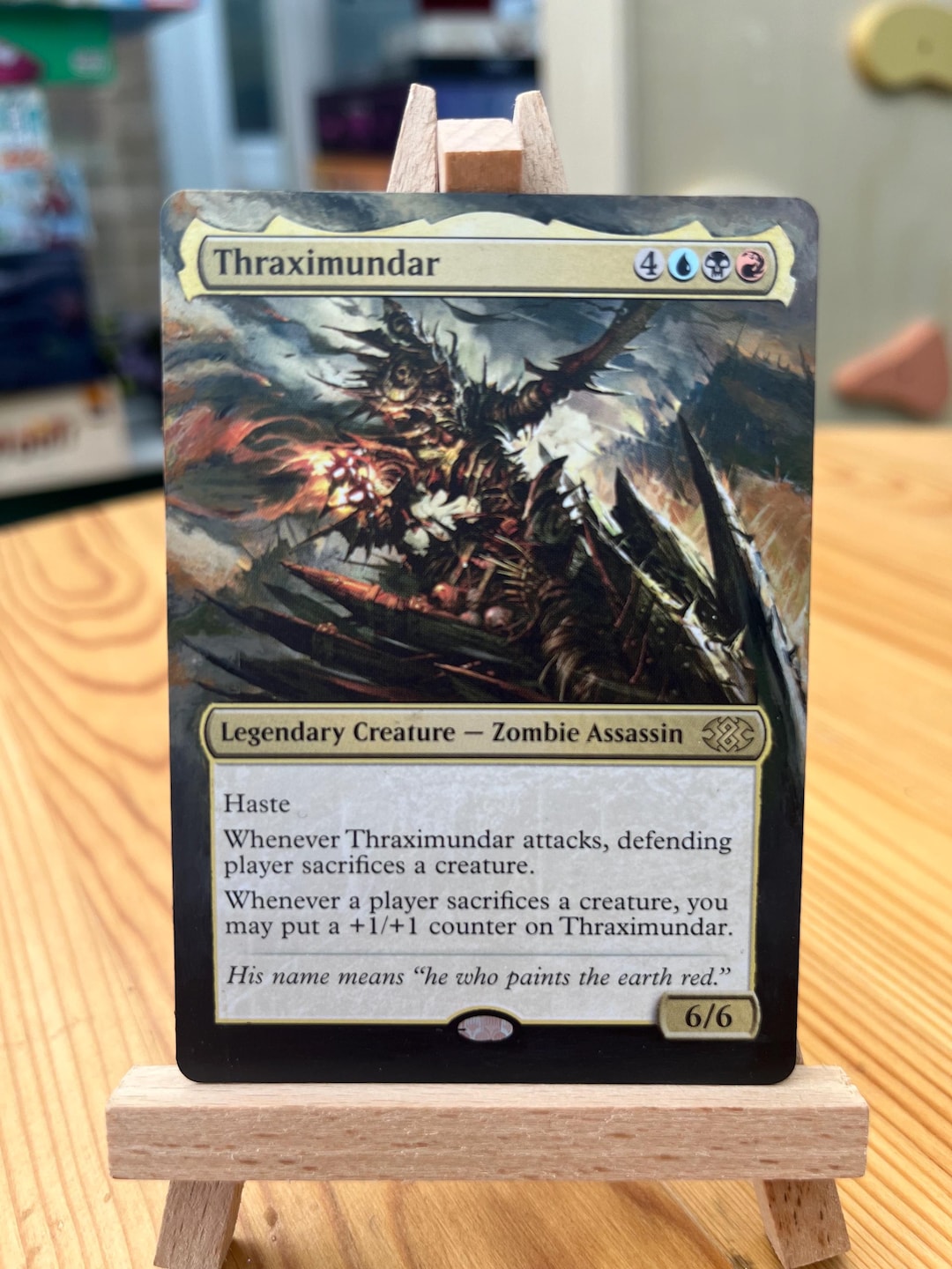 Thraximundar - Extended Border MTG Alter - Etsy