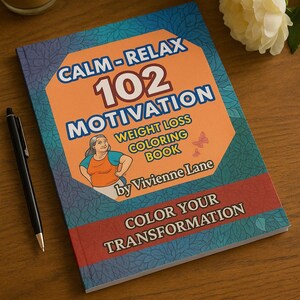 102 Calm & Motivational Coloring Pages for Women | Printable Weight ...