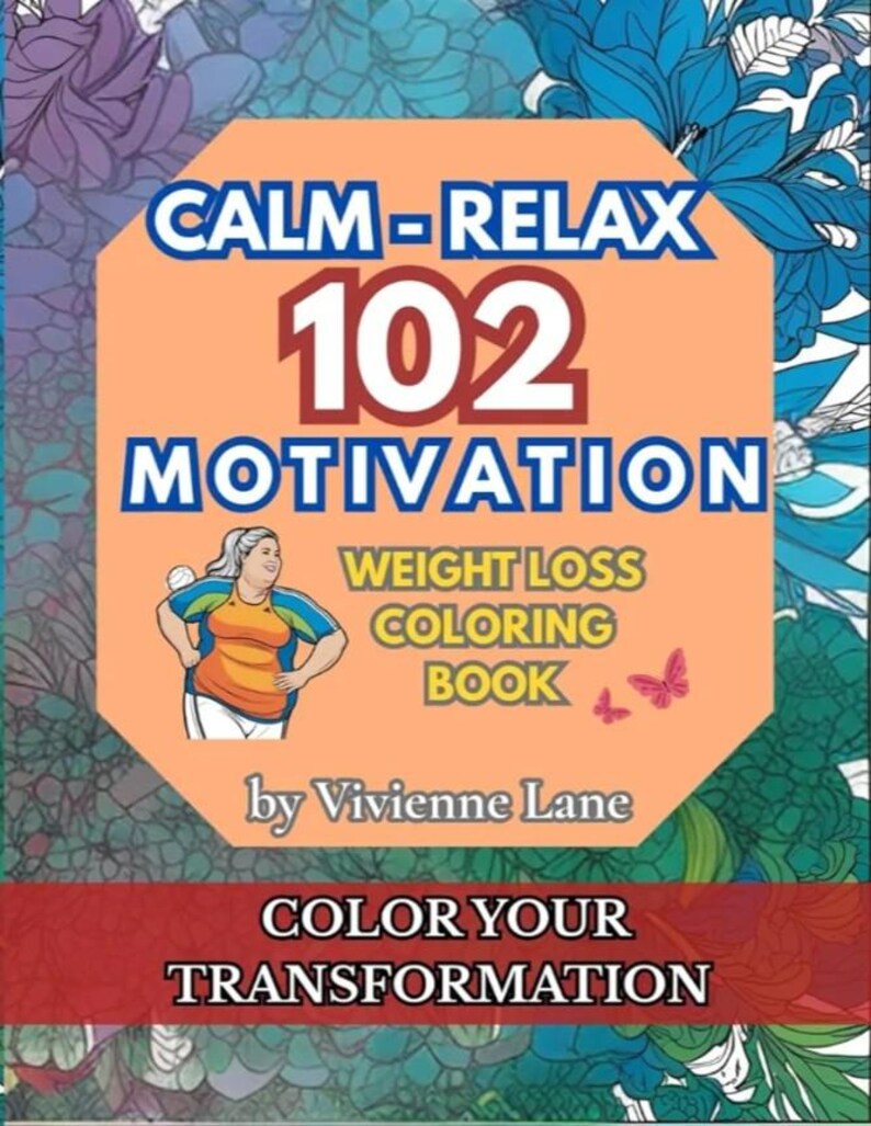 102 Calm & Motivational Coloring Pages for Women | Printable Weight ...